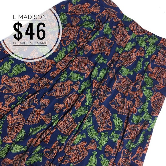 LuLaRoe | Skirts | Large Madison Pocket Skirt Lularoe | Poshmark